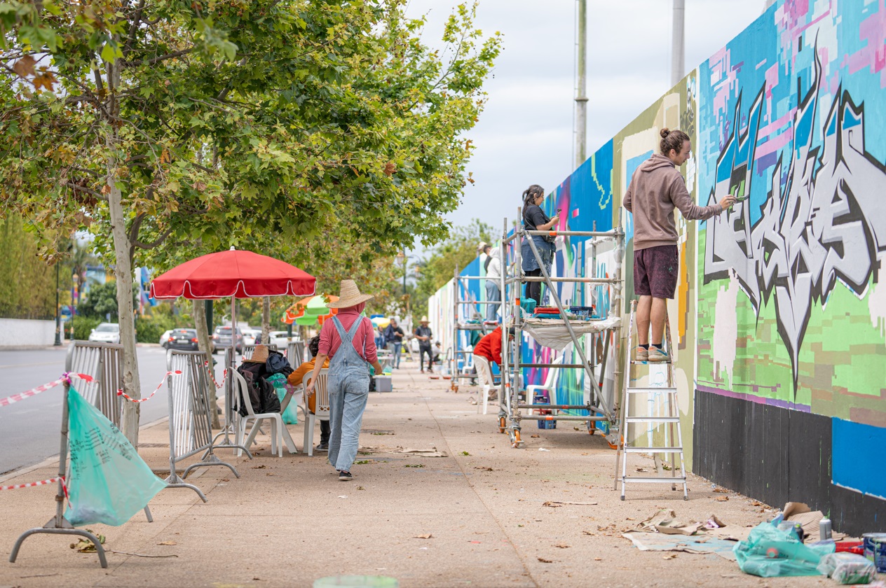 Clôture de la 9e édition de Jidar - Rabat Street Art Festival