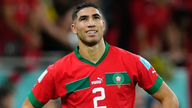 Moroccan international Achraf Hakimi, most expensive Arab player