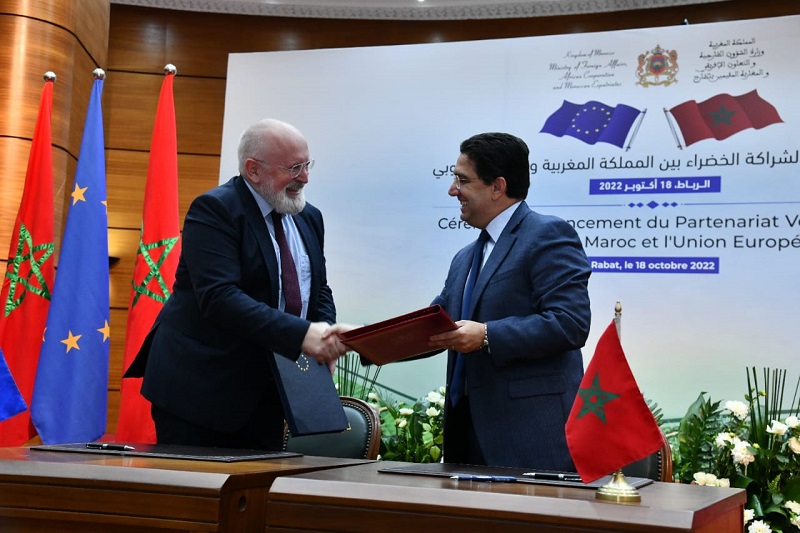 Le Maroc devient le premier pays à signer un partenariat vert avec l ...
