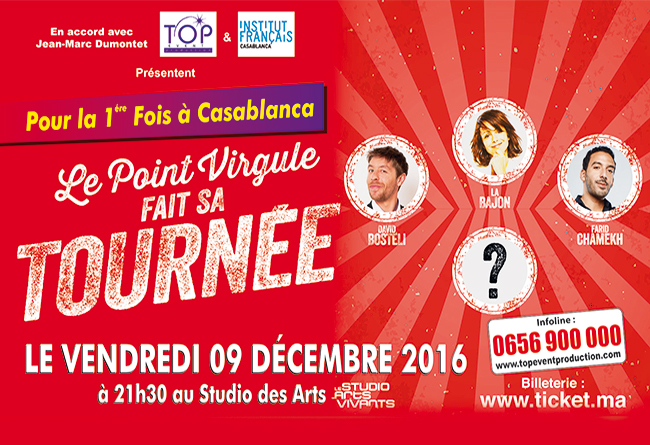 Le Point Virgule, mythique scène parisienne fait son show à Casablanca