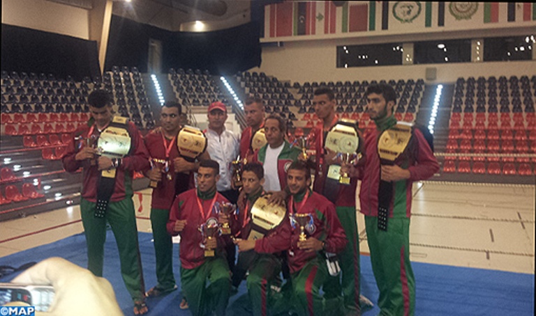Le Maroc sacré champion arabe de thaï-boxing