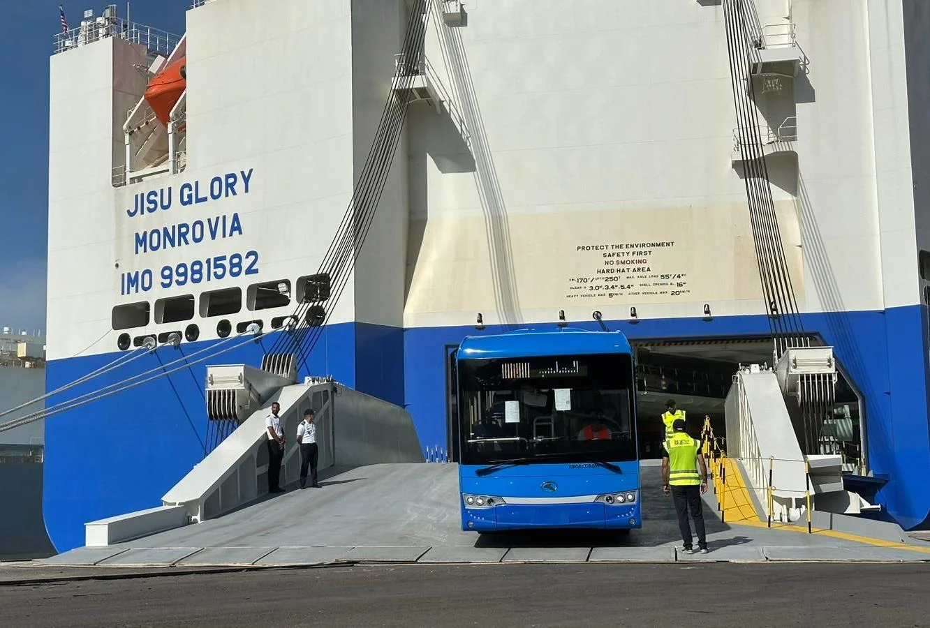Casablanca port welcomes 257 new buses as part of Morocco's public ...