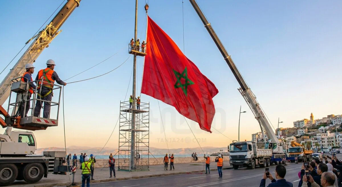 Tangier to install massive flag visible from Spain