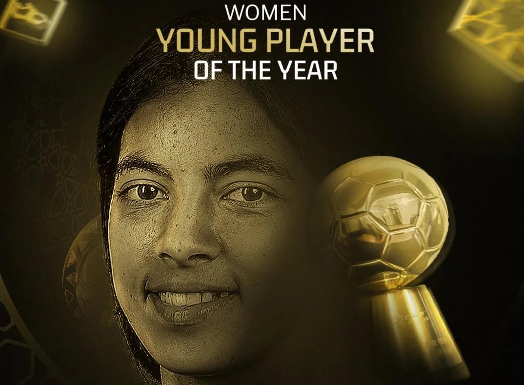Doha Madani shines as Best Young Player at CAF Awards in Rabat