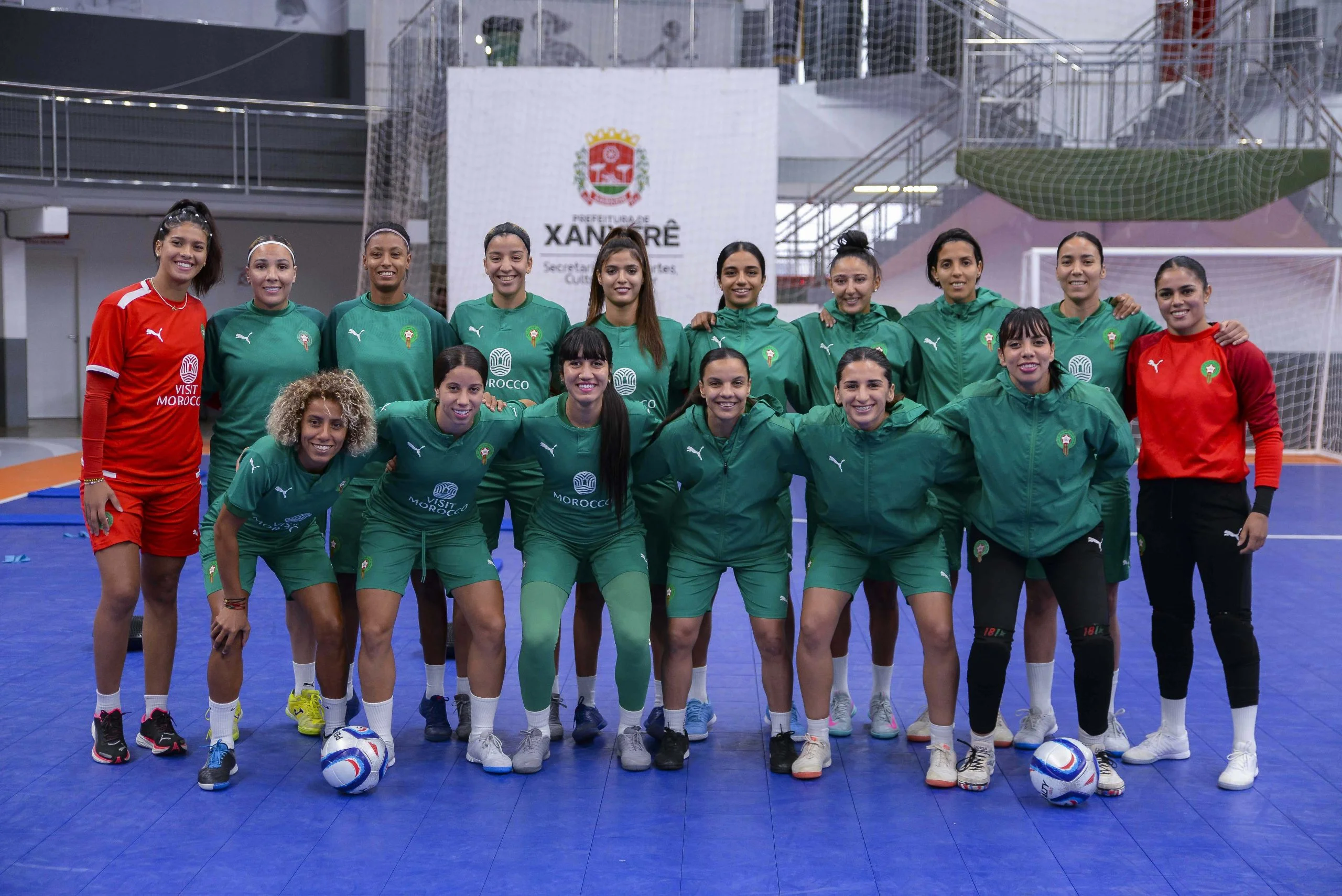 Moroccan women's futsal team prepares for World Cup with Xanxerê ...