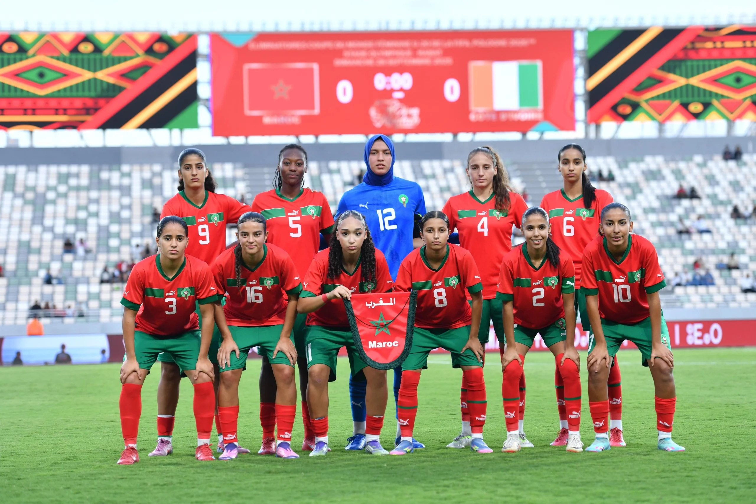 Moroccan women's U20 team draws with Ivory Coast in World Cup qualifiers
