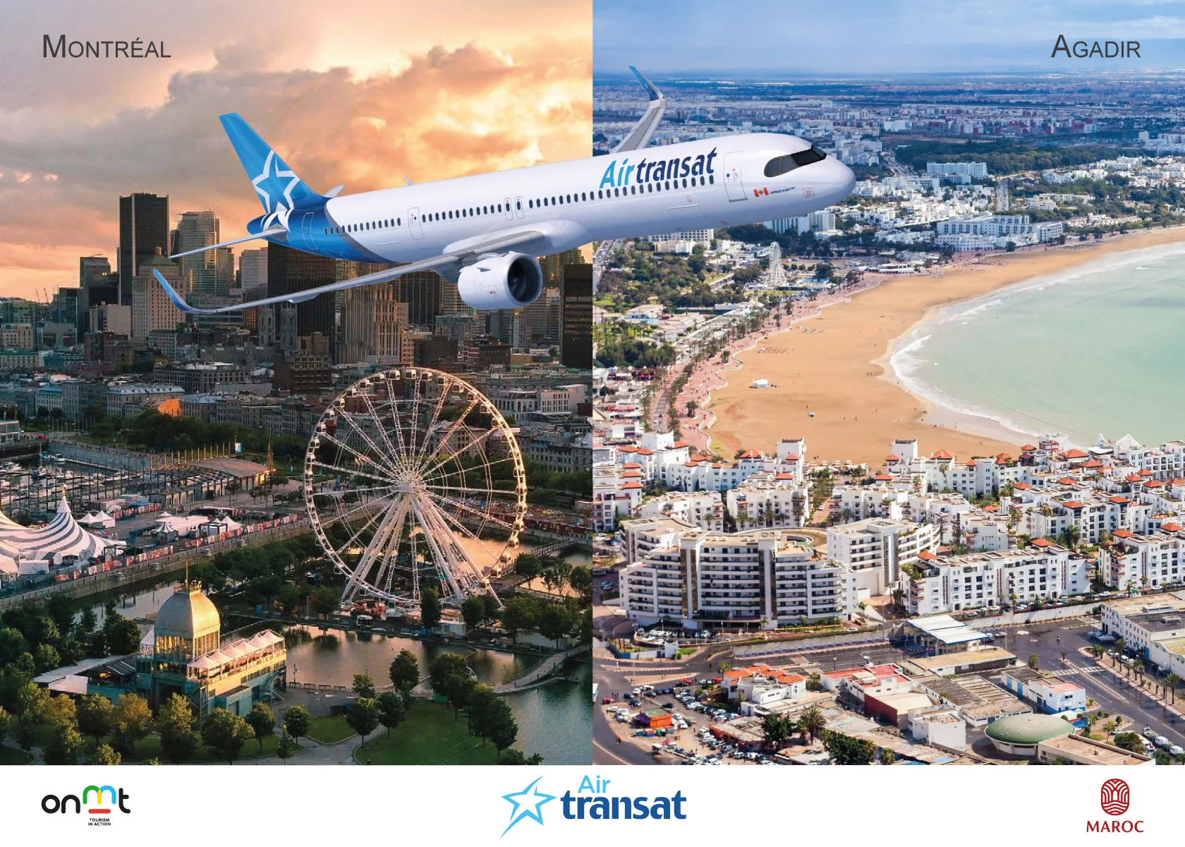 Air Transat lancera le premier vol direct Montréal - Agadir en 2026
